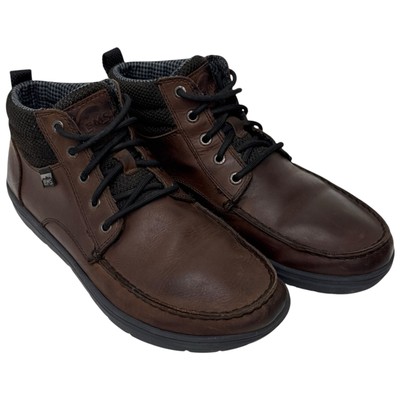 Lems Boulder Boot Mid Brown Leather Lace Up Shoes Mens 9.5 Women's 11 ...