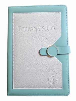 Tiffany & Co. Leatherette Notebook/Journal Magnetic Closure Leather ...