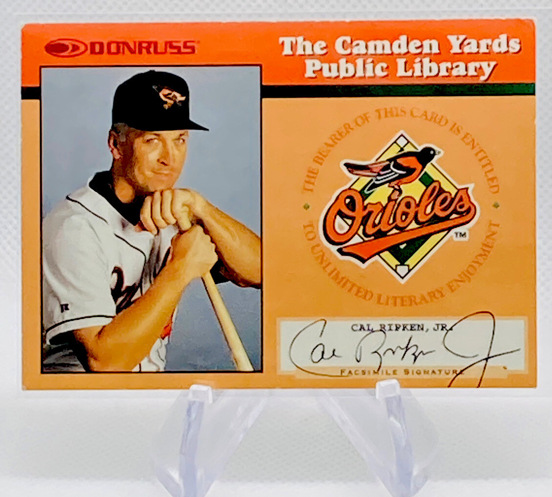 1997 Donruss Cal Ripken Jr. The Camden Yards Public Library Insert #10 ...