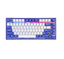 ABKO AG75 Gasket Mount RGB HOTSWAP Mechanical Keyboard / 82Key / Purple ...