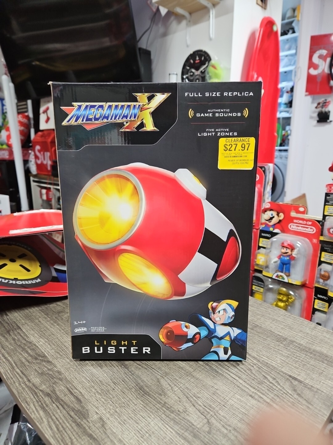 JAKKS Pacific Mega Man X Light Buster Full Size Replica with Light and ...