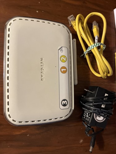 NETGEAR WGR614 V9 54 Mbps 4-Port 10/100 Wireless G Router w/ Power Cord ...