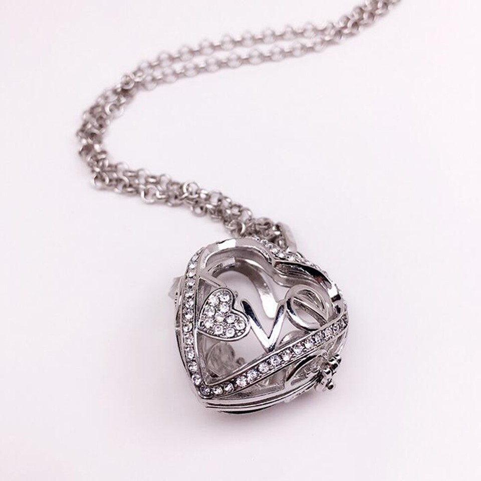 Harmony Chime Ball Musical Sound Locket Baby Angel Caller Pendant Long ...