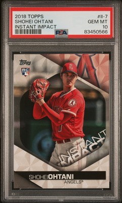 PSA 10 SHOHEI OHTANI/OTANI 2018 TOPPS Instant Impact DODGERS ROOKIE RC ...