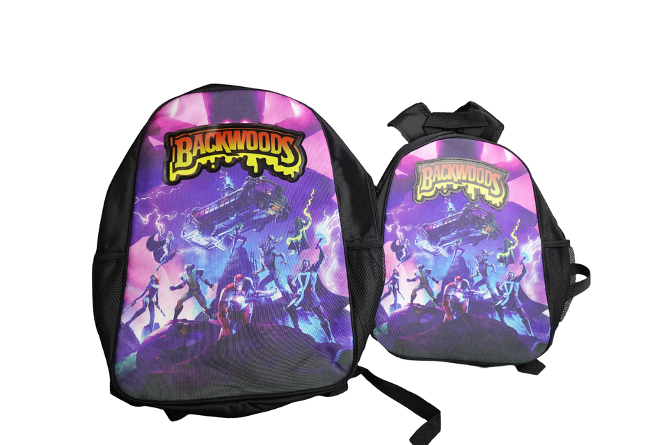 2 Packs Set Backwoods LED Light Backpack Large and Small 2 Bags Perfect ...