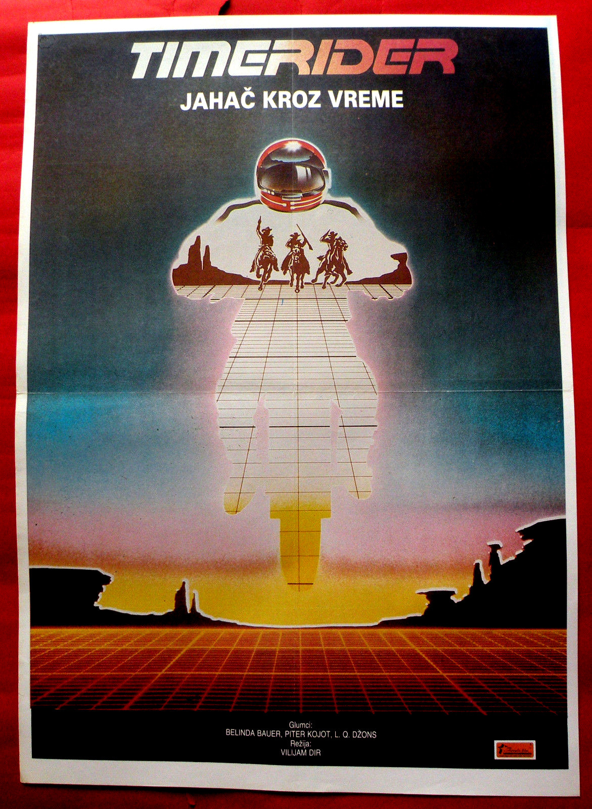 TIMERIDER LYLE SWANN 1982 BELINDA BAUER FRED WARD PETER COYOTE EXYU ...