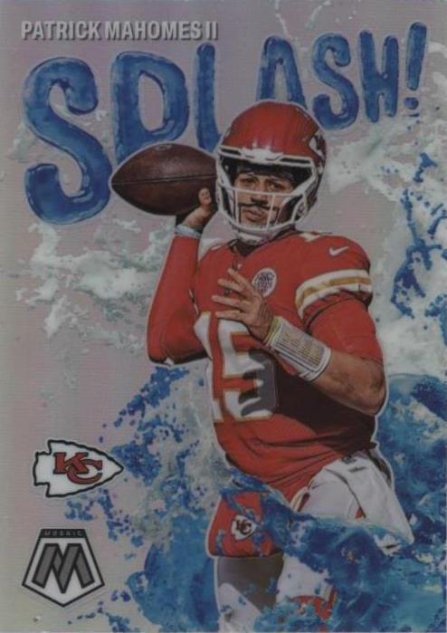 2023 Panini Mosaic - Splash! Patrick Mahomes II #SS-PM Silver Prizm for ...