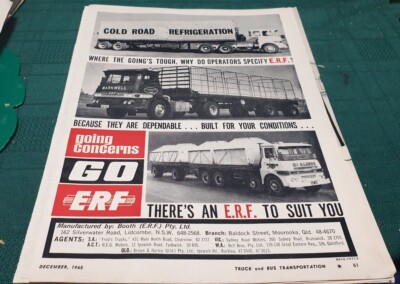 1965 ERF TRUCKS Australian Sales Advert | eBay Australia