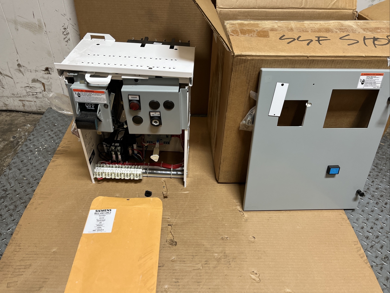 New Siemens MCC Control Bucket 3PH 480V 100A 50HP Warranty🇺🇸 | eBay