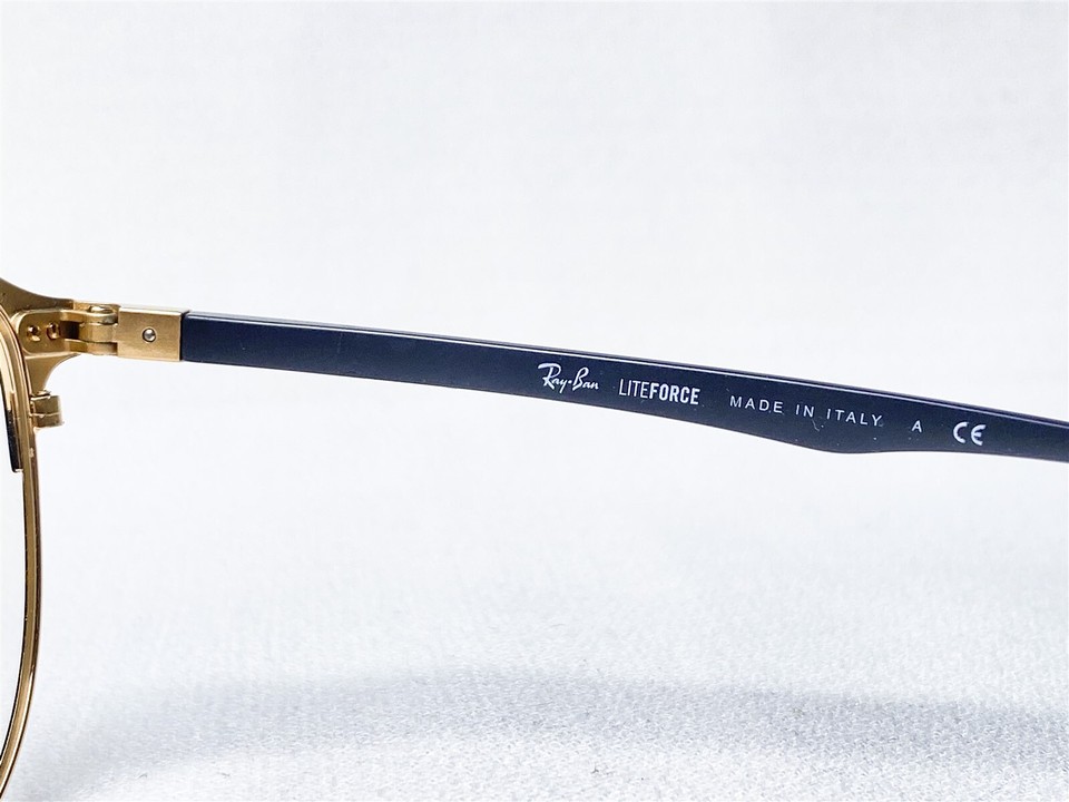 NEW Ray Ban RB3596V 2994 Liteforce Gold/Black Square Eyeglasses Frames ...