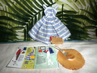 NO DOLL~1959 MATTEL BARBIE #969 SUBURBAN SHOPPER "R" LABEL 3pcs, #45 | eBay