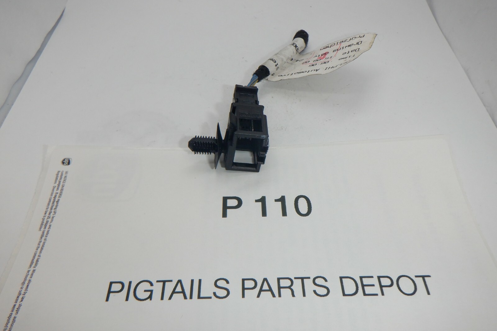 AUDI 4 PORT MALE CONNECTOR WITH 3 PIN & PIGTAIL USED 3B0972732 | eBay