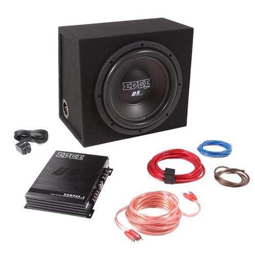 by Vibe 12in Edge EDB Car Audio Sub Subwoofer with amplifier amp wiring ...