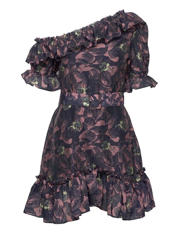Ted Baker London Hazpin Asymmetric One-Shoulder Dress Size US 10 | eBay
