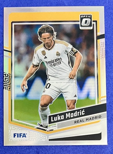 Luka Modric 2023-24 Donruss FIFA OPTIC HOLO SILVER PRIZM Card #122 REAL ...
