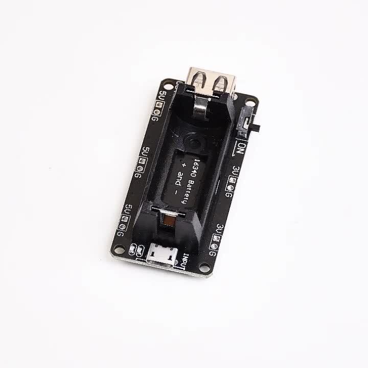 16340 lithium Battery Micro USB Mobile Power Battery Holder Charger ...