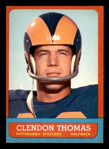 1963 Topps Football #131 Clendon Thomas EX *g1 | eBay