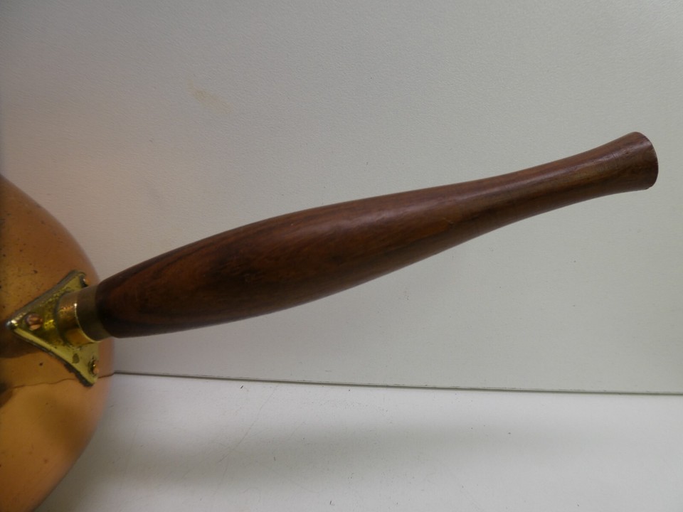 VINTAGE COPPER WARMING POT SAUCE PAN TIN LINED COOKING POT | eBay