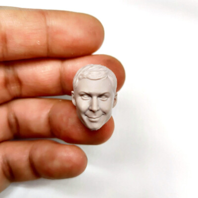 1/10 Scale The Big Bang Theory Sheldon Head Sculpt Unpainted Fit 7 ...