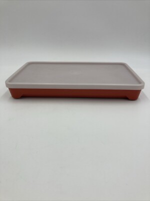 Tupperware 1292 Paprika Container W/ Lid For Deli Meat Hot Dog Bacon ...
