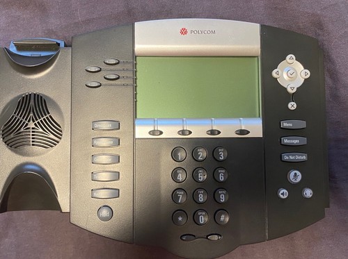 POLYCOM SoundPoint IP 550 SIP Bus. Ph. PoE 2201-12550-001 VOIP Digital ...