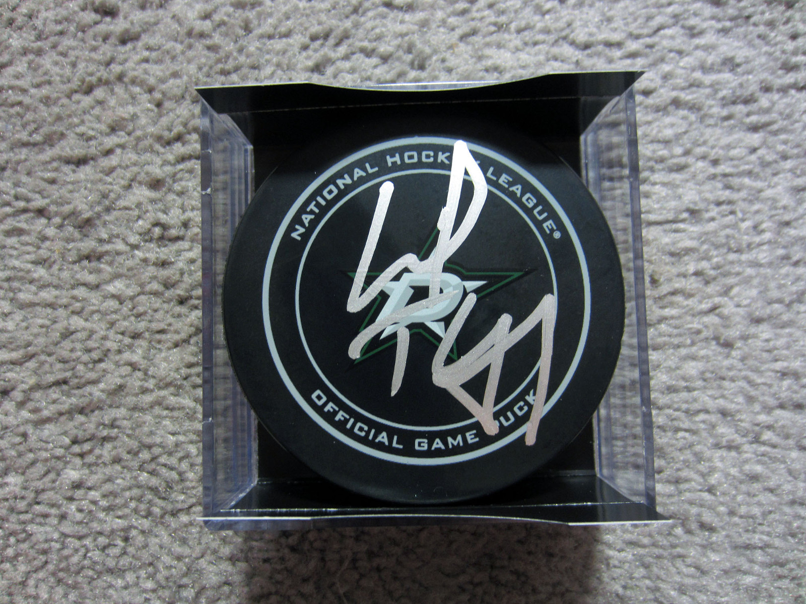 LINDY RUFF Dallas Stars SIGNED Autographed Official Game Puck w/COA | eBay
