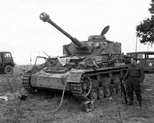 Captured German Panzer IV Normandy, July 3, 1944 Photo | eBay Australia