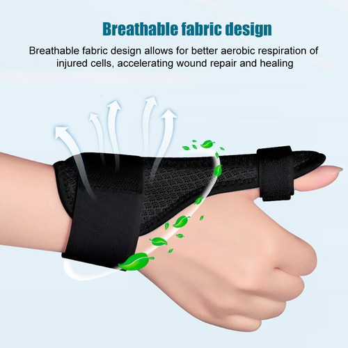 With Two Metal Splint Reversible For Right Left Thumb Brace Mesh Fabric ...