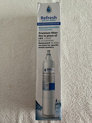 Refresh Replacement Water Filter R-9990 Fits LG Kenmore Refrigerators ...