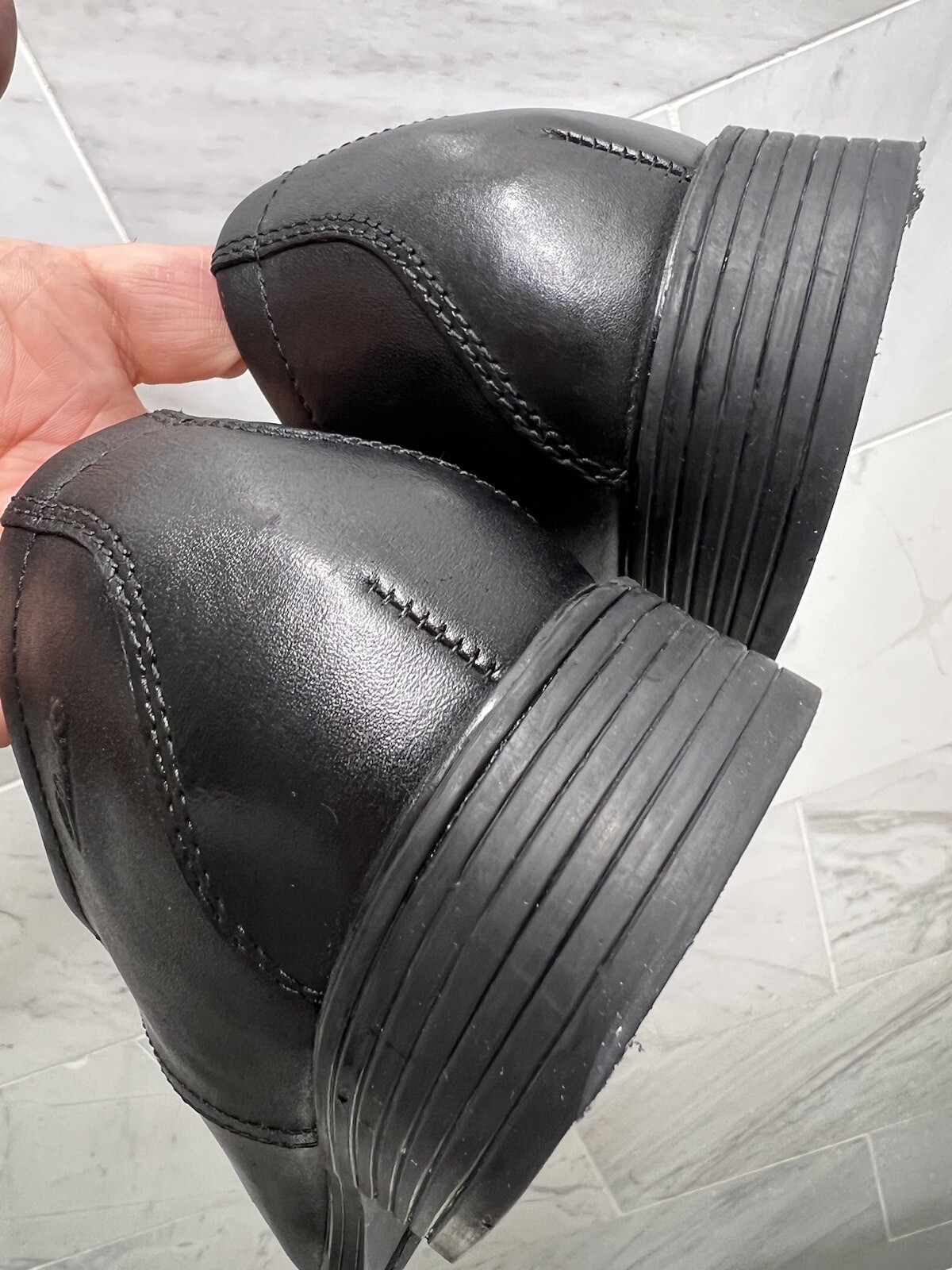 Clarks Collection Leather Loafers Shoes Mens Size 10 M US Black 15770 ...