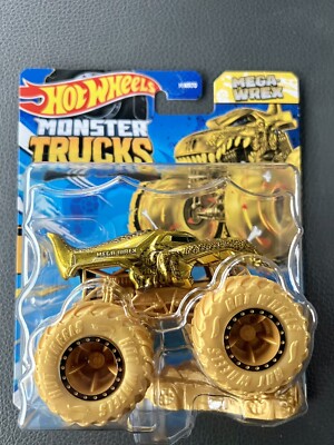 Hot Wheels 2024 Monster Trucks Gold Exclusive MEGA WREX (1 of 1) | eBay