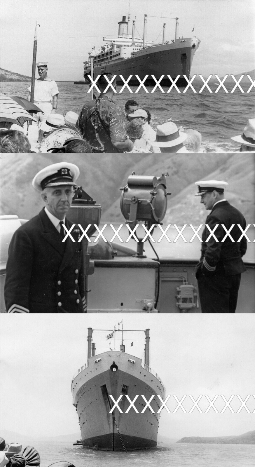 5x 1956 and 1958 RMS ORONSAY Ship Photos with info & dates POSTAGE ...