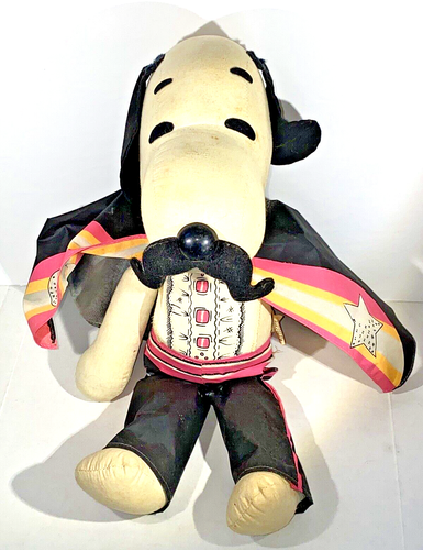 Vintage Peanuts SNOOPY the MAGICIAN - 14" RAG DOLL 1977 Ideal Toys ...