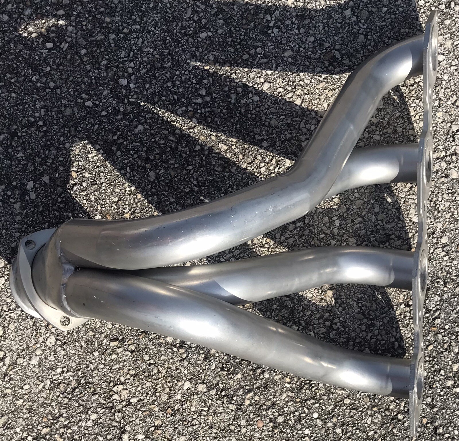 1963-1982 Corvette side mount Hedman header 68210 silver coated ...