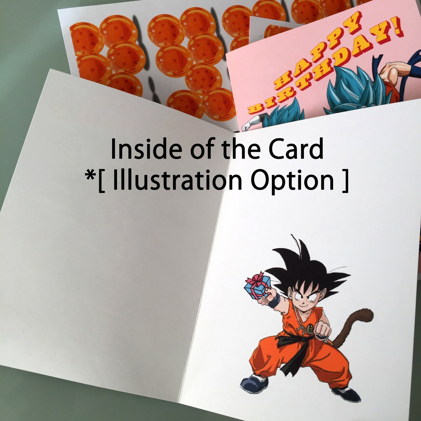 Dragon Ball Z Birthday Card Goku - Funny Birthday Card Boys Anime Fan ...