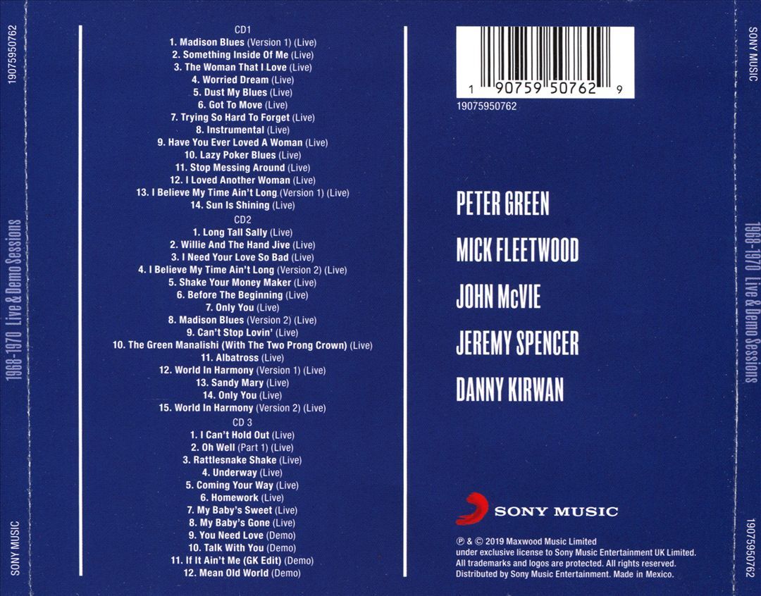 Before the Beginning: Live 1968-1970 by Fleetwood Mac (CD, 2019) for ...