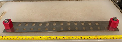 Solid Copper Busbar Buss Bus Bar 16"x2"x1/8". w/Standoff Insulators ...