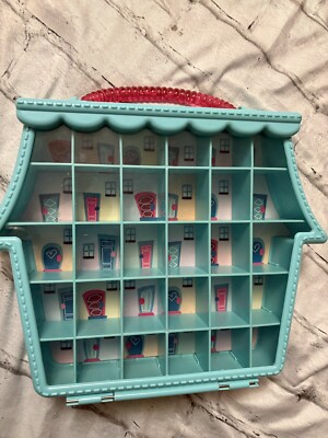 Disney Doorables Series 5 Blue Aqua Collector Case Pink Glitter Handle ...