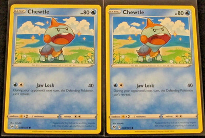 2 POKEMON CARD TCG/CHEWTLE/038/185/COMMON/2020/COLLECTIBLE | eBay