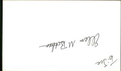 ELLEN M. BETHEA ONE LIFE TO LIVE Signed 3"x5" Index Card | eBay