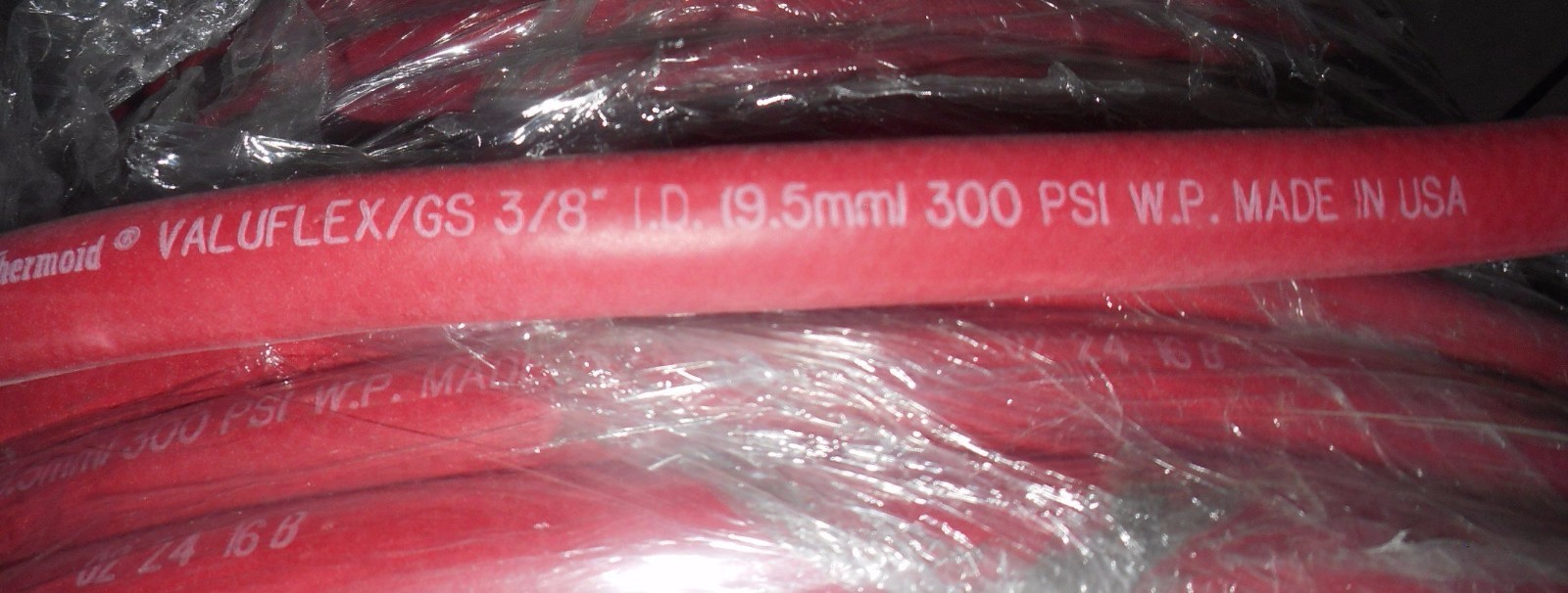 Thermoid Valuflex/GS Multipurpose Air / Water EPDM Red Hose 3/8-Inch ...