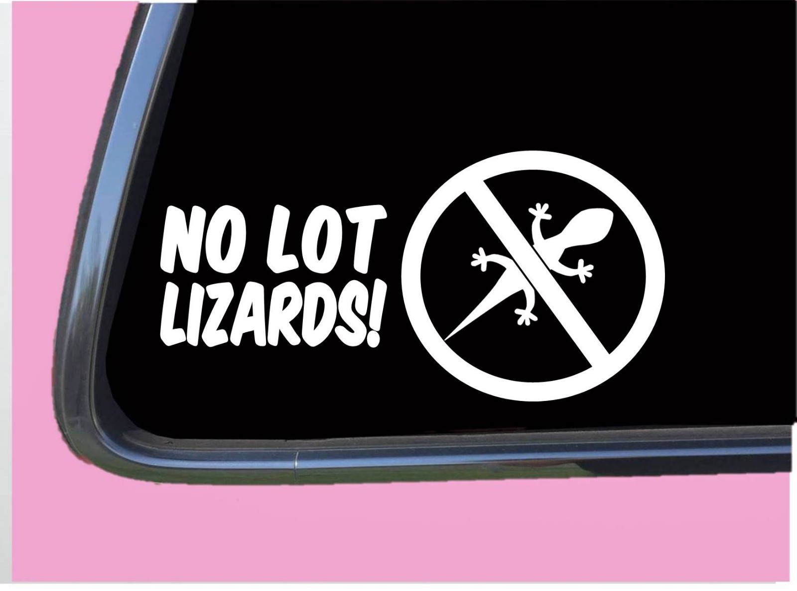 No Lot Lizards TP 564 vinyl 8" Decal Sticker truck driver diesel fwd ...