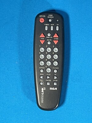 Genuine RCA SystemLink 3 RC300C TV VCR Remote Control OEM Original ...