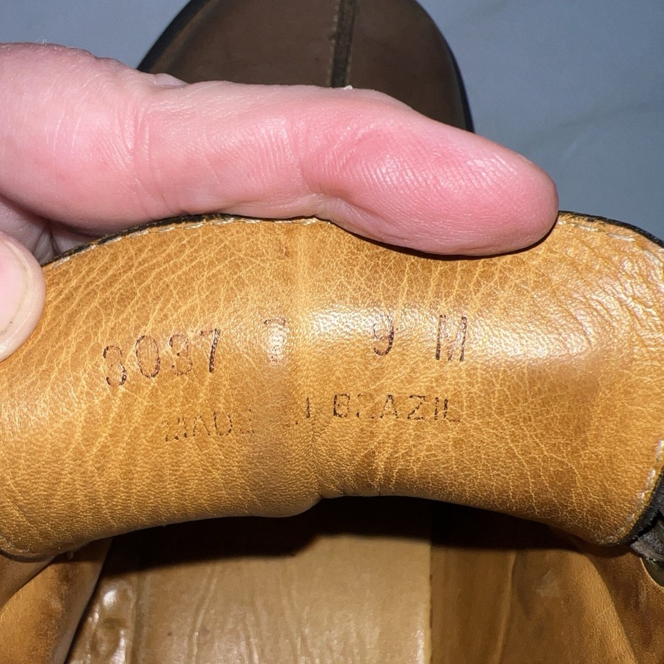 HS Trask Boots Men’s Sz 9M Brown Leather Lace Ups Chukka Brazil | eBay