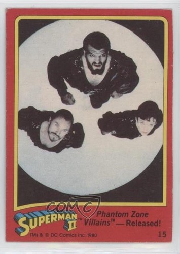 1980 Topps Superman II Phantom Zone Villians Released! #15 0eq7 | eBay