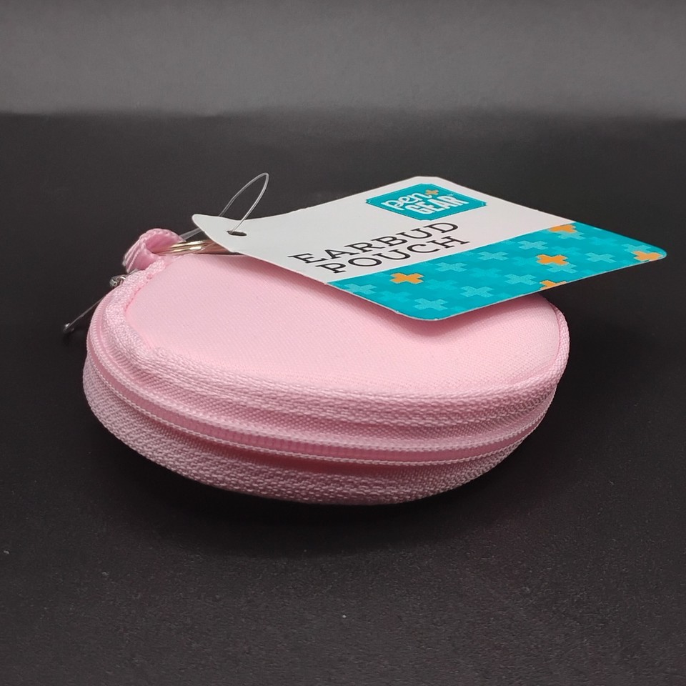 Light Pink Pen+Gear - Earbud Pouch - Soft Sides - Zipper - Earbud/Cord ...