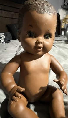 Vintage Baby Zuri Doll 1972 Shindana Toys African American Baby 13 ...