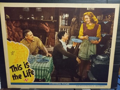 Lobby Card 1944 THIS IS THE LIFE Donald O'Connor wants Susana Foster P ...