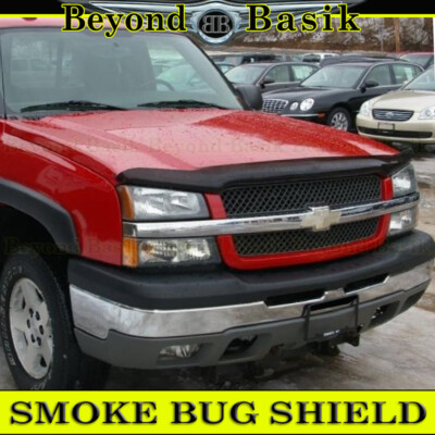 2003-2005 Chevy Silverado 1500 2003-2004 2500 HD SMOKE Bug Shield Hood ...