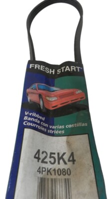 Fresh Start 425K4 V-Ribbed Belt 4PK1080 | eBay